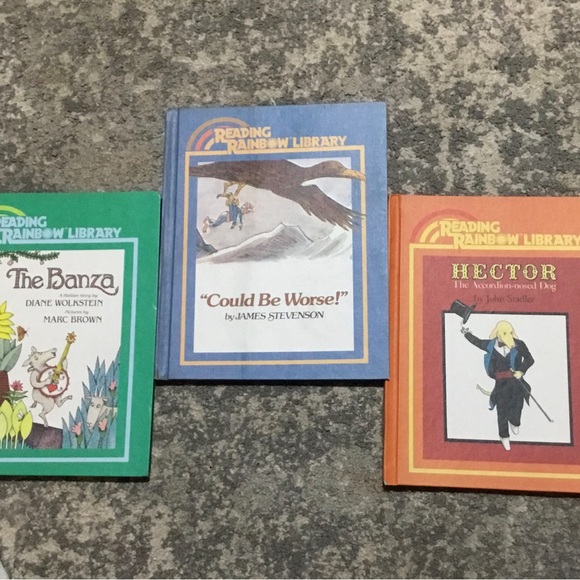 Reading Rainbow Library | Other | Vintage Reading Rainbow Library Book ...